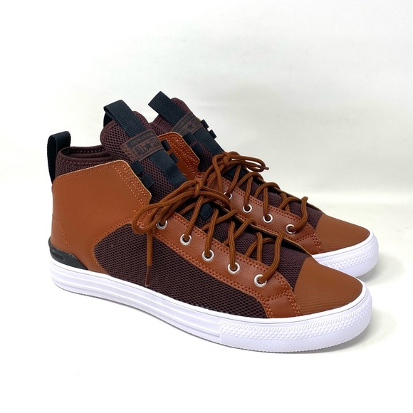 Converse | Shoes | Converse Chuck Taylor As Ultra Mid Top Leather Cedar ...